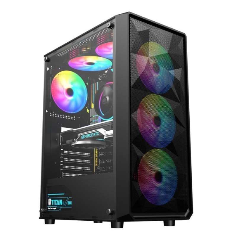 Jual Casing Pc Gaming Raptor Diamond - Atx - Free 3xfan Rgb Di Seller ...