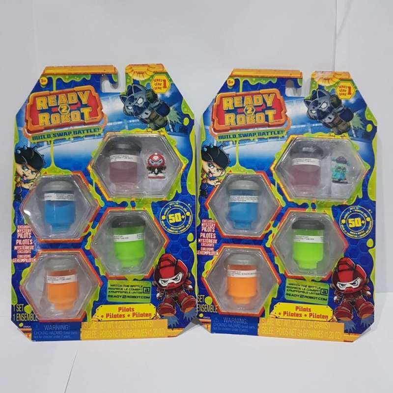 Jual Ready2Robot Ready 2 robot slime figurr pilot surprised di Seller ...