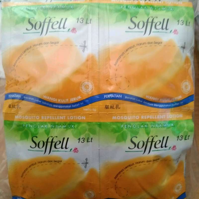Jual SOFFEL Anti Nyamuk Sachet Wangi Kulit Jeruk [1 bal/12rcg/12sch] di ...