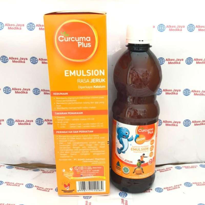 Jual Curcuma Plus Grow Emulsion Rasa Jeruk 400ml - Vitamin Nafsu Makan ...