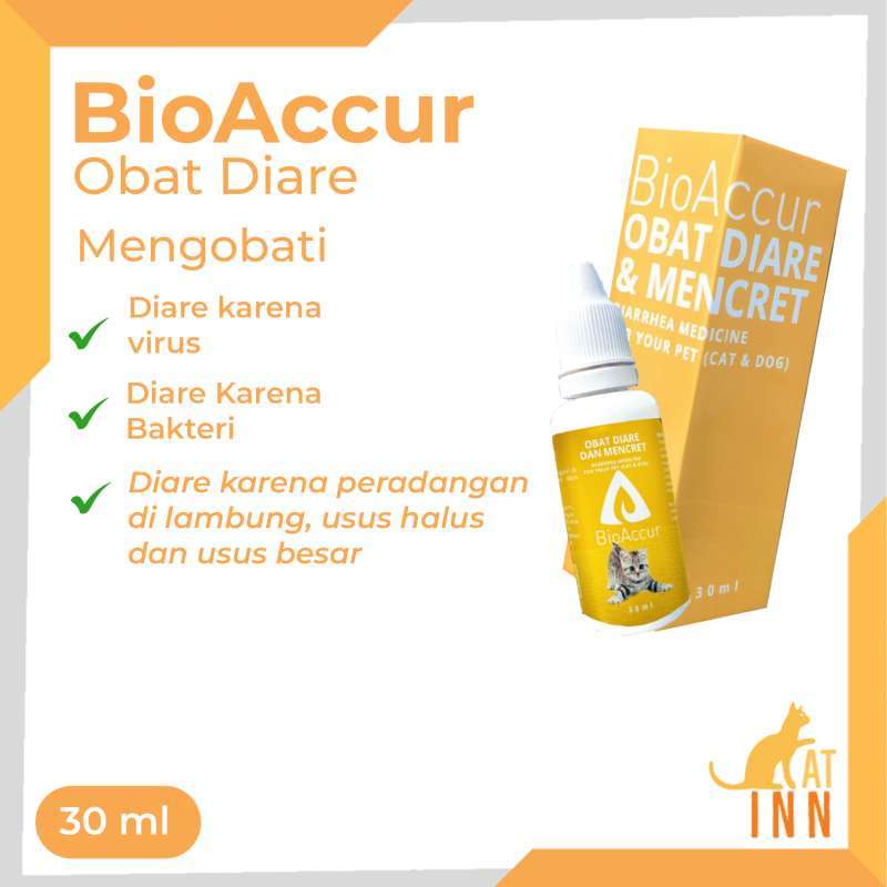 Promo BioAccur Obat Diare & Mencret untuk Kucing dan Anjing 30 ml ...