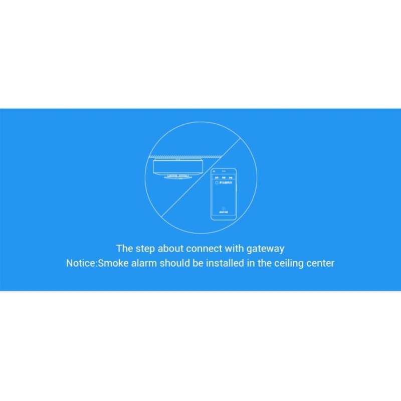 Jual Smart Fire Alarm Smoke Detector Alat Deteksi Asap Warna Putih Di ...