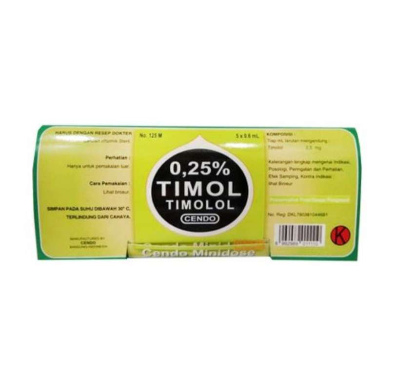Jual Cendo Timol 0.25% Minidose Di Seller Toko Berkah Sehat - Beji ...