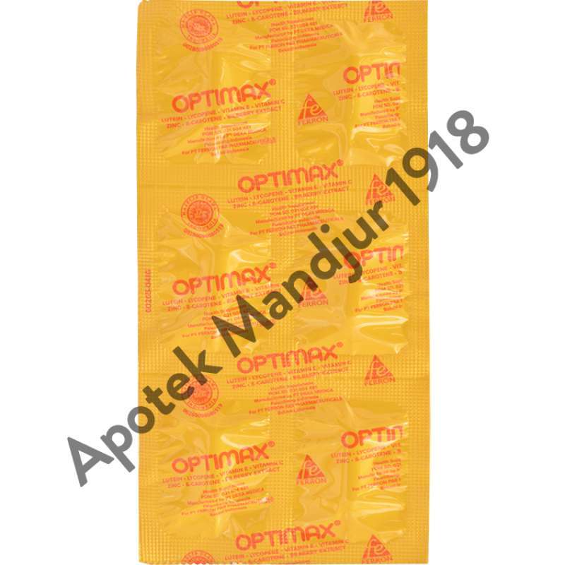 Jual Optimax 6 Kaplet - Vitamin dan Suplemen Kesehatan Mata di Seller ...