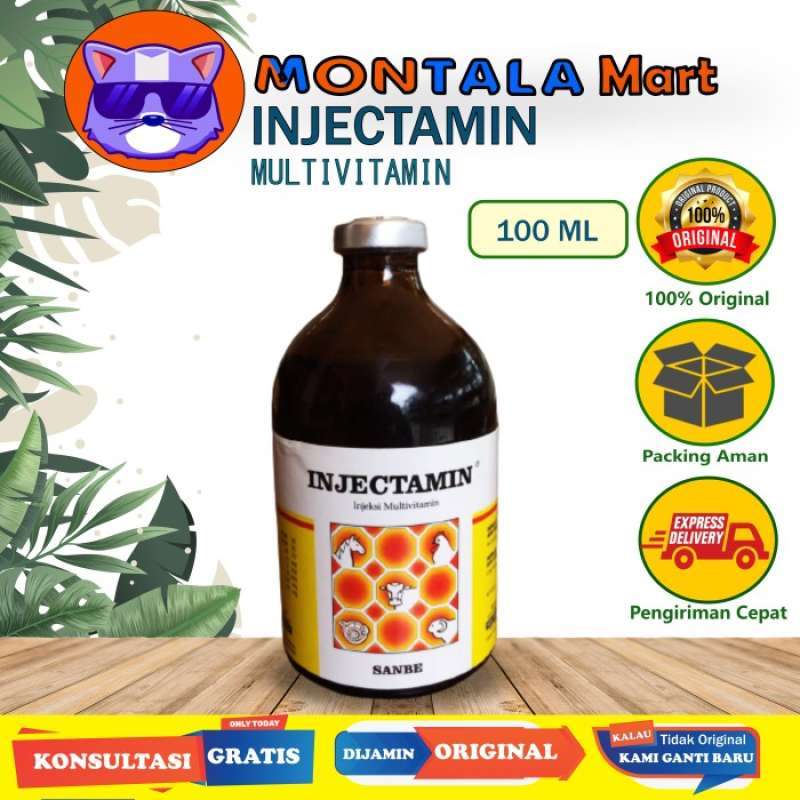Promo Injectamin 100 Ml Multivitamin Injeksi Hewan Dan Ternak Montala ...