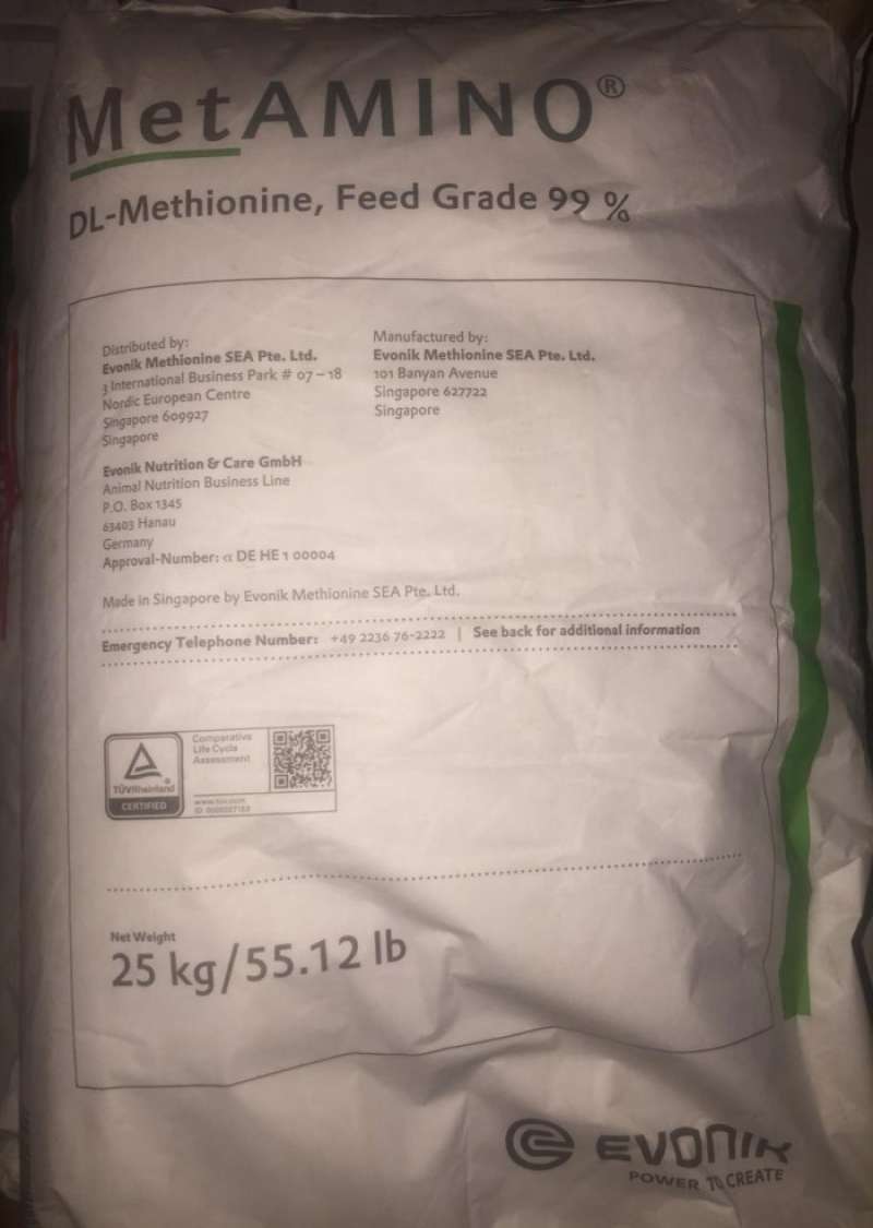 Promo Metamino Dl-Methionine 99% Metionin 25 Kg (Asam Amino) Diskon 17% ...