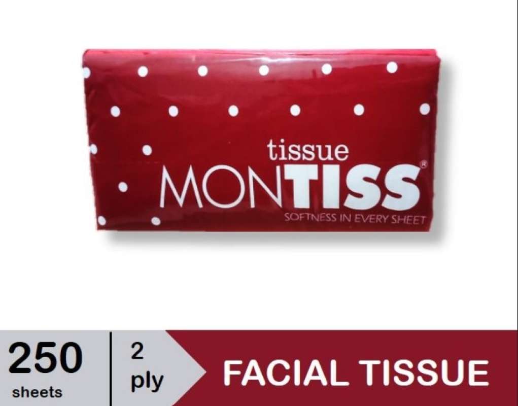 Jual Tissue Facial Montiss 250 S - Tissue Muka Montis 250 Sheet 2 Ply ...
