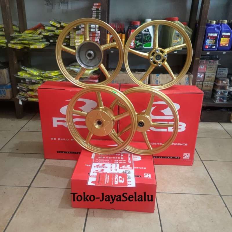 Jual Velg Rcb Vario 125 / Vario 150 Ring 14 Sp522 Gold + Disc Original ...
