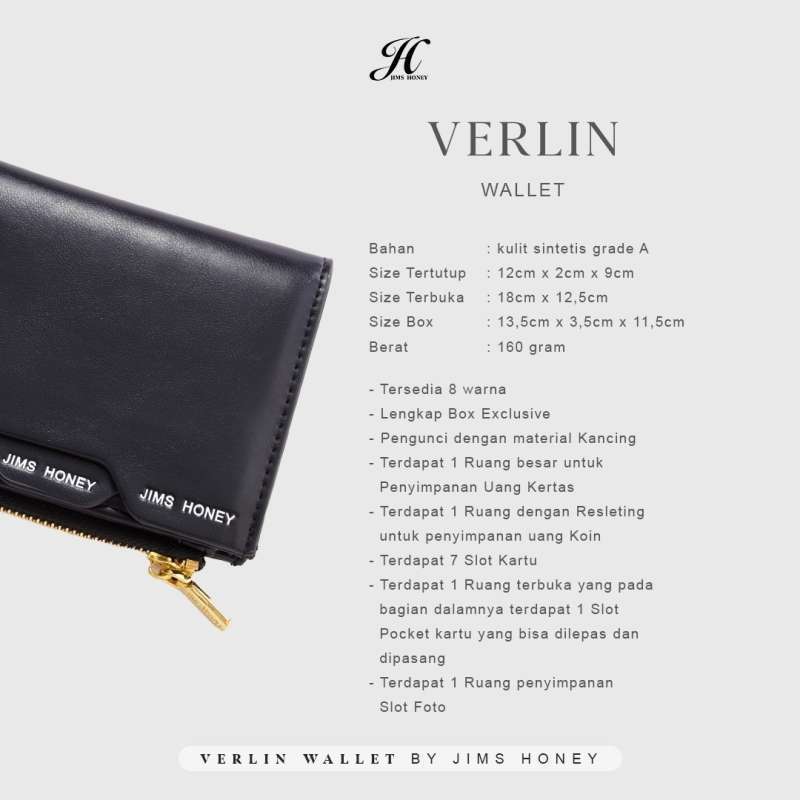 Jual Jar - Jims Honey Verlin Wallet Dompet Kecil Wanita Di Seller J.a.r ...