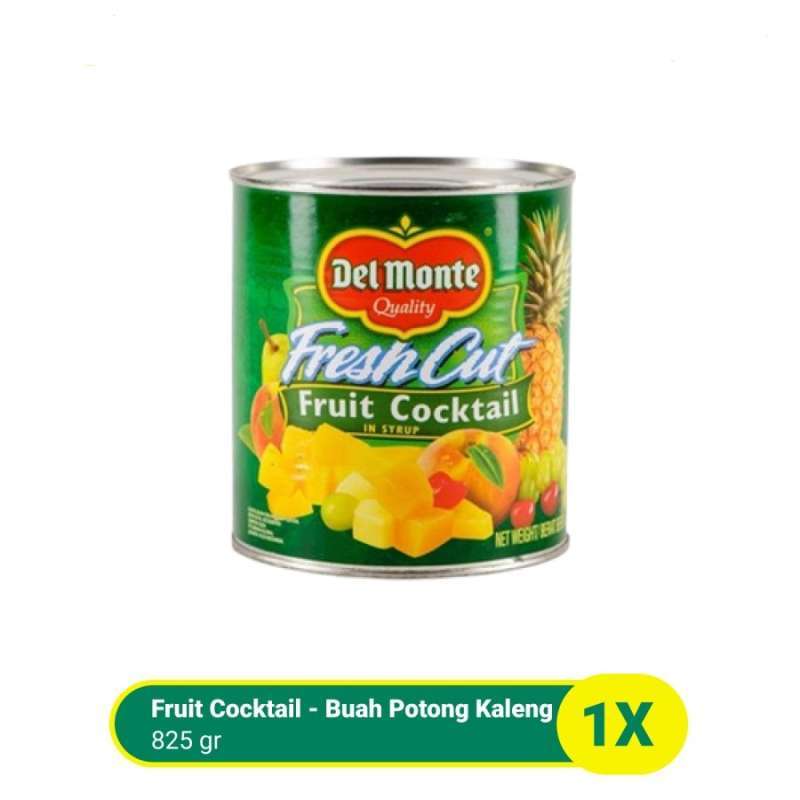 Promo FRUIT COCKTAIL DELMONTE 825GR BUAH POTONG KALENG DEL MONTE Diskon 5% di Seller LatteBless ...