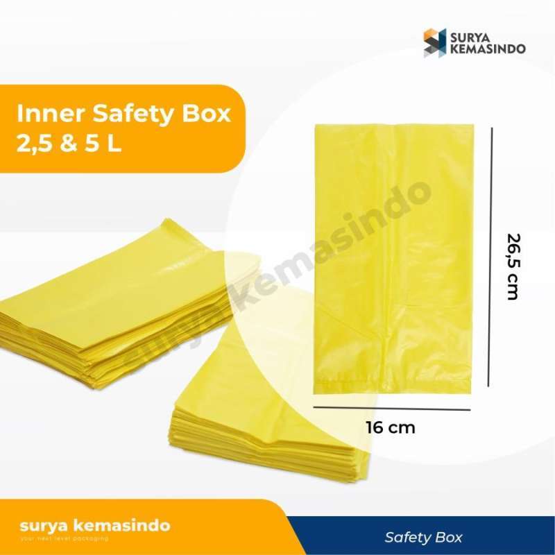 Jual Plastik Inner Safety Box 2,5 & 5 L Plastik/Inner/safetybox ...