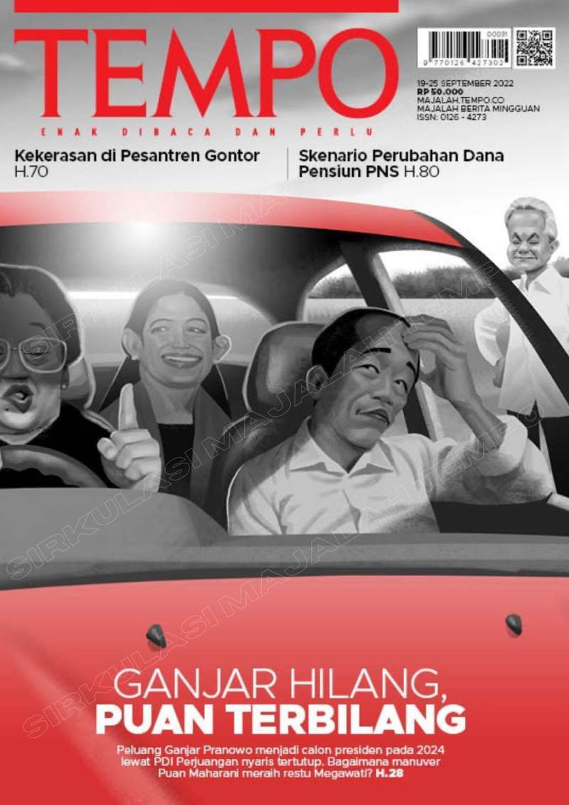 Jual Majalah Tempo Cetak Edisi 5131 Tanggal 19 September 2022 Ganjar ...