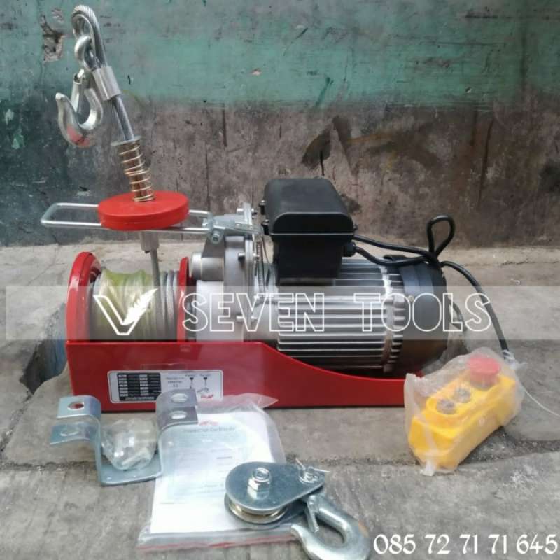 Jual Hoist Mini Katrol Electrick Nagasaki 800 Kg X 12 Meter Katrol ...