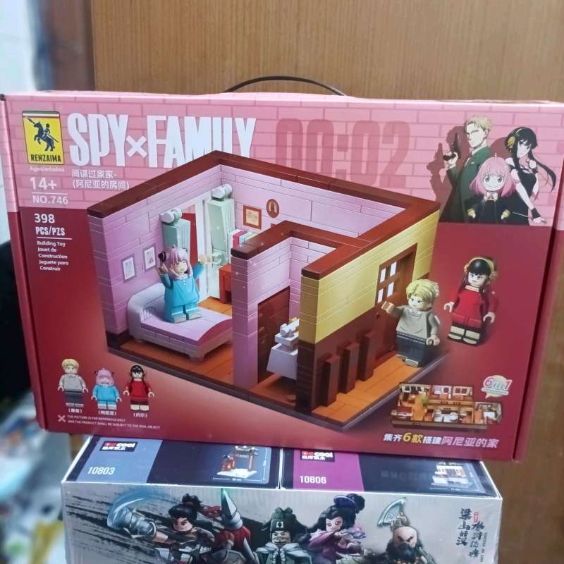 Jual brick anime Spy x Family diorama scene Anya room di Seller ...