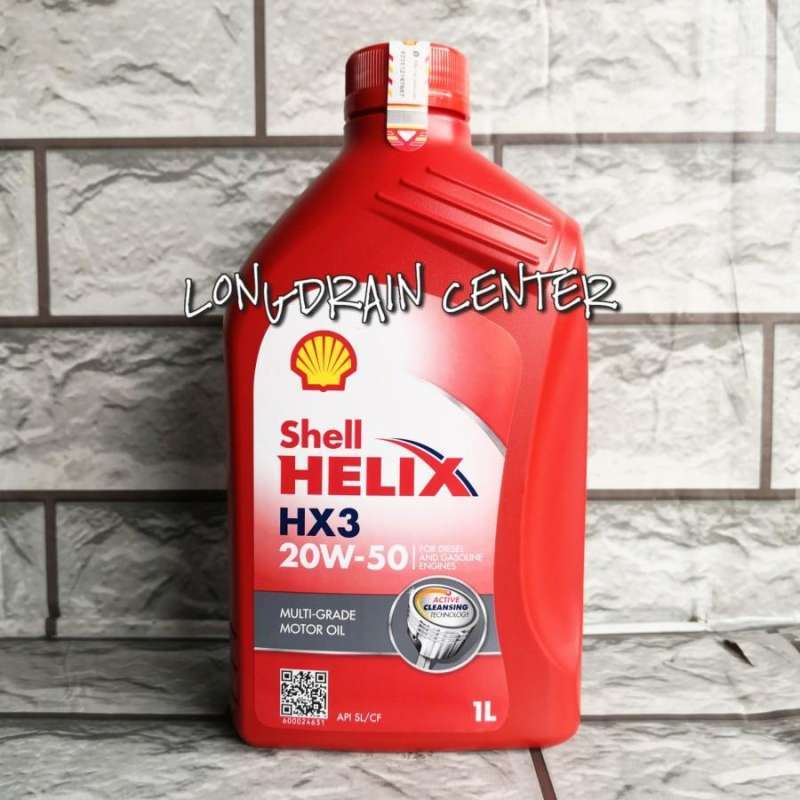 Jual Shell Helix Hx3 20w-50 Diesel&gasoline Kemasan 1 Liter Di Seller ...