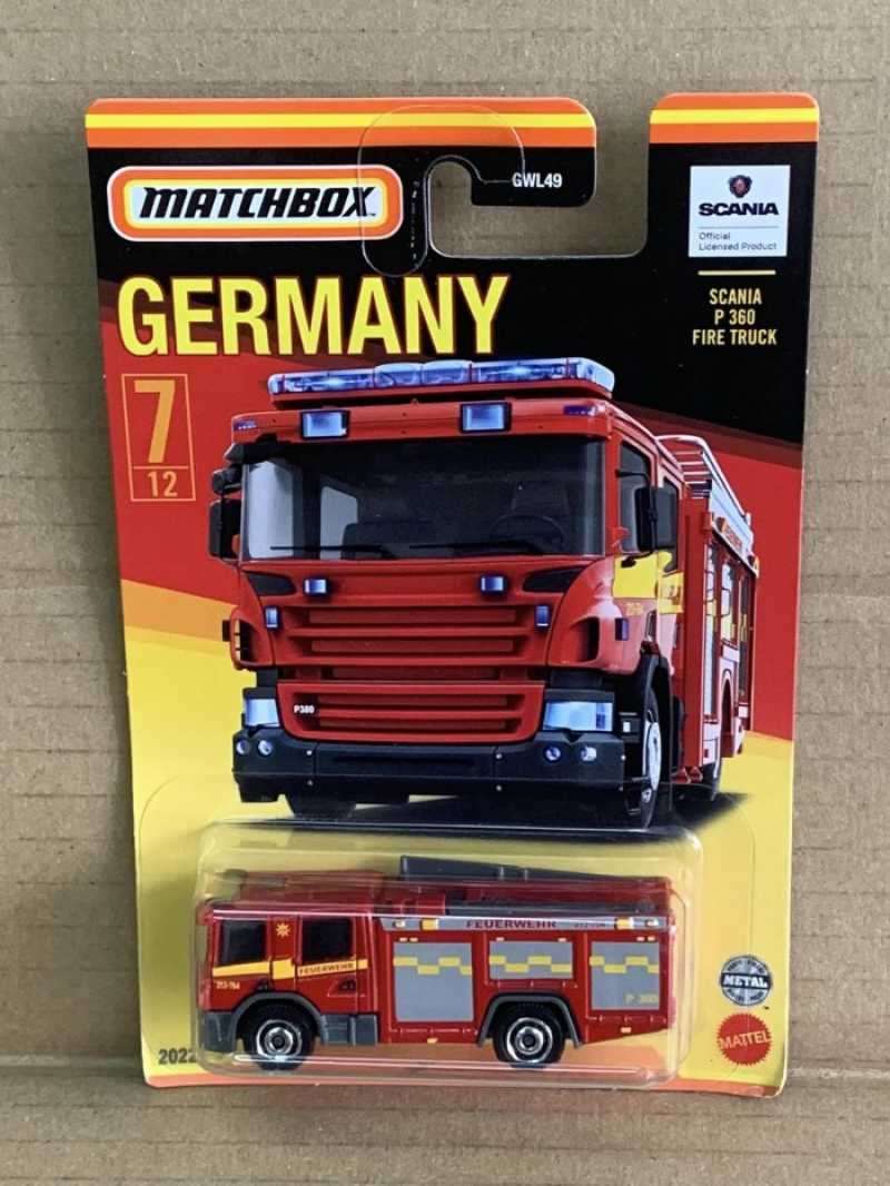 Jual Matchbox Germany Scania P360 Fire Truck di Seller Tedy Tjandera ...
