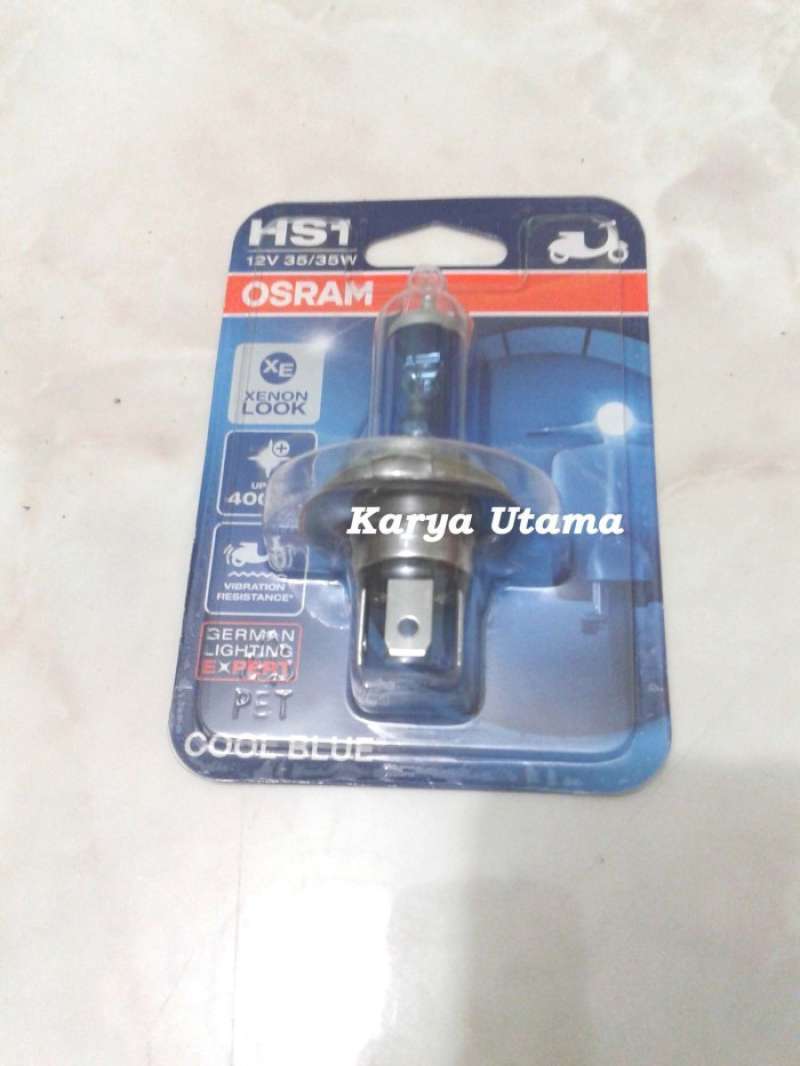 Promo Bohlam / Dop / Lampu Depan Halogen Osram HS1 / H4 12V 35/35W Cool Blue Diskon 23% di ...