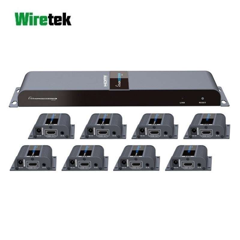 Promo Hdmi Splitter Extender 8 Port Wiretek Diskon 2% di Seller SN ...