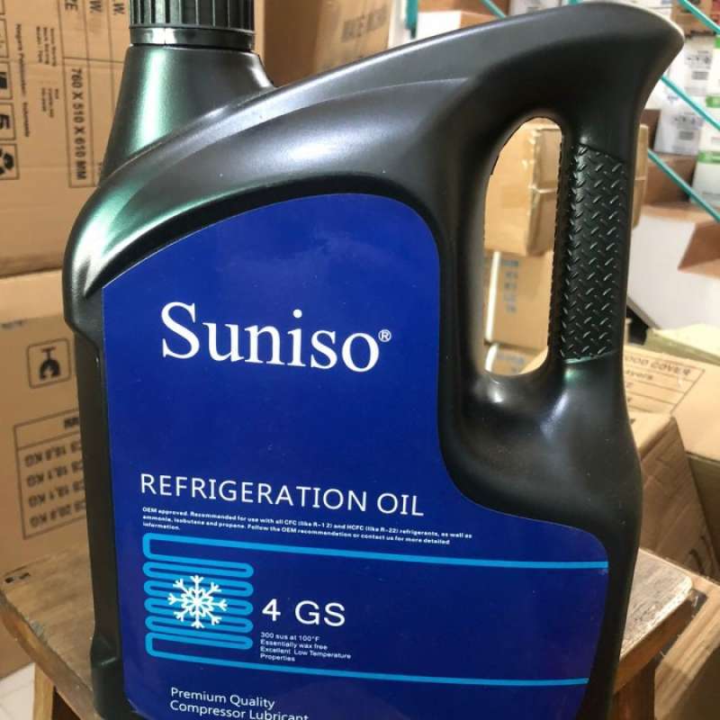 Promo Oil Oli Kompresor AC R22 Suniso 4gs 4 liter Diskon 23% di Seller ...