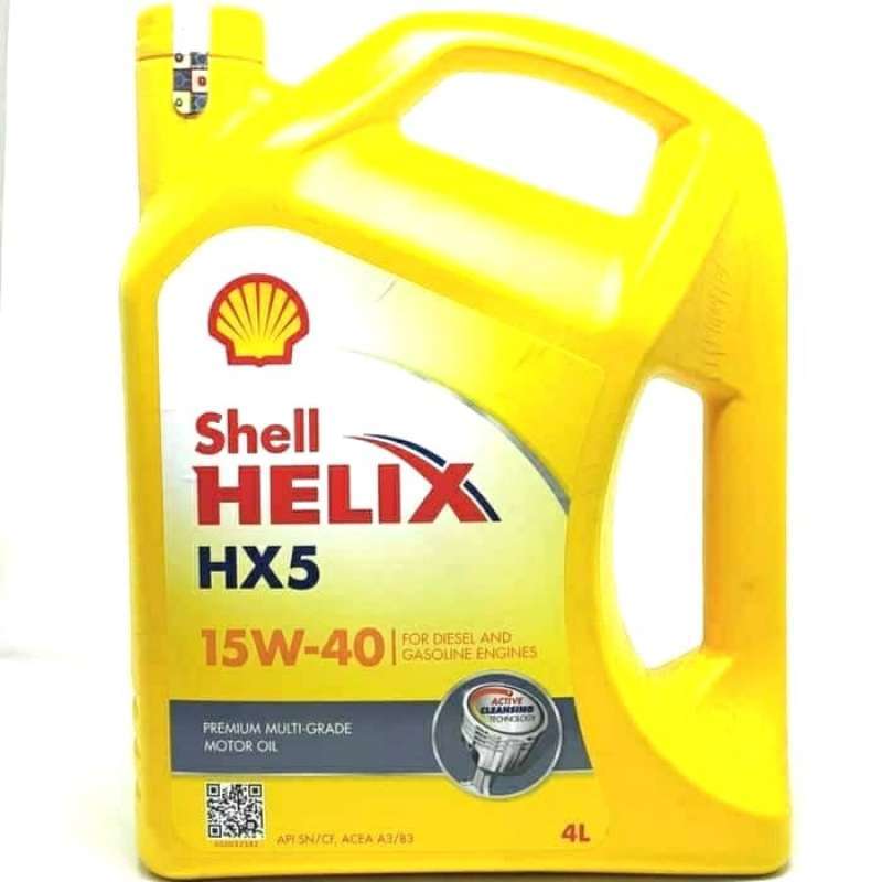 Promo Oli Mesin Shell Helix HX5 4 Liter Diskon 23% di Seller Makarena ...