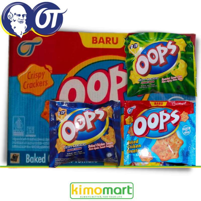 Jual BISKUIT OOPS RASA AYAM TOMAT PANGGANG - 10 PCS [KIMOMART] di ...