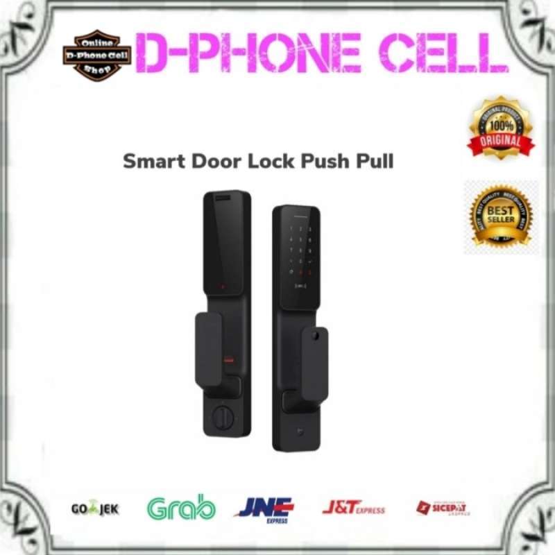 Promo Smart Door Push Pull Lock Fingerprint NFC - Gagang Pintu Pintar ...
