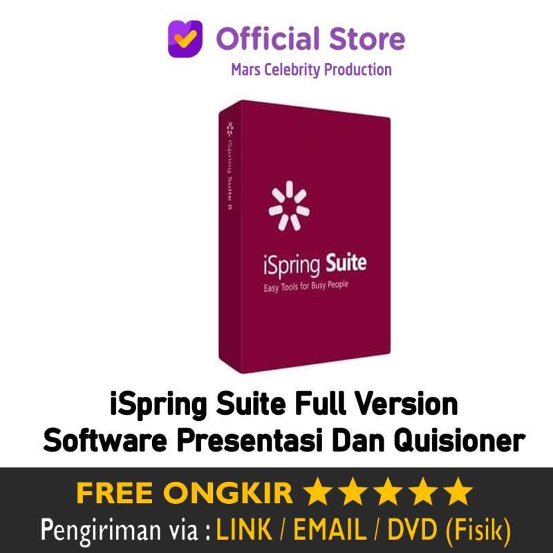 Jual iSpring Suite Full Version Lifetime - Software Presentasi Dan Quisioner di Seller Mars ...