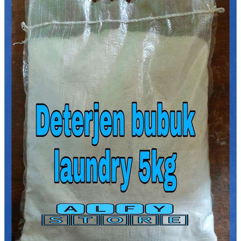 Jual powder Deterjen Bubuk curah 5kg laundry pembersih pakaian sabun ...
