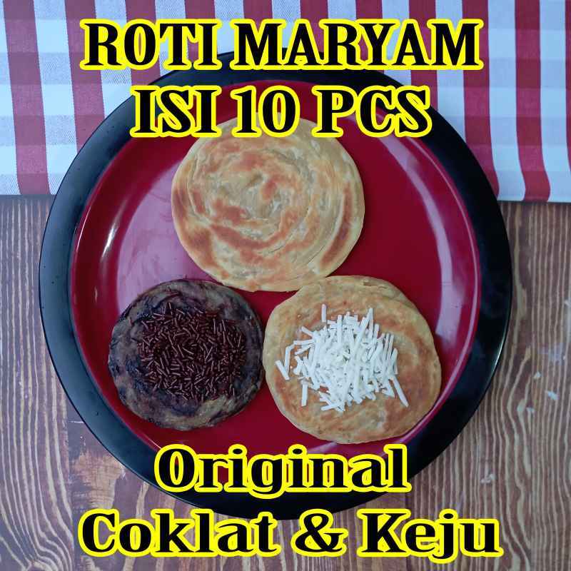 Jual Roti Maryam Original Coklat Keju Isi 10 Pcs Zilky Frozen Cane