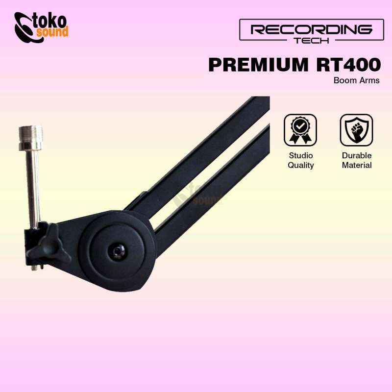 Jual Recording Tech Premium RT400- Profesional Boom Arm Mic Stand di ...