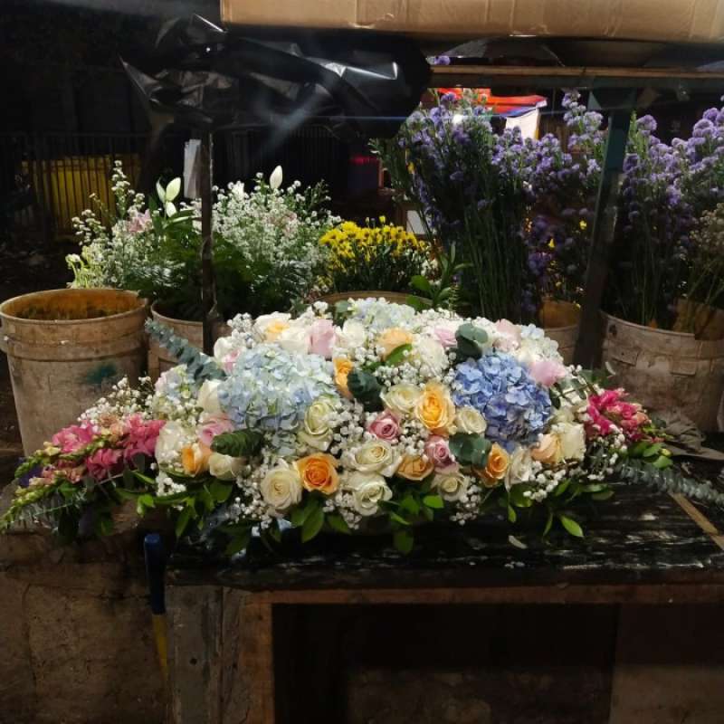 Promo Bunga Vas Meja Oval Bunga Asli Untuk Hadiah/atau Untuk Ucapan ...