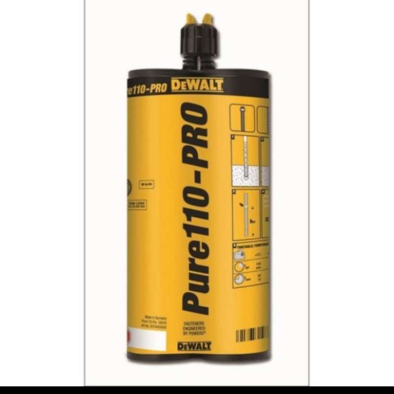 Promo Dewalt Pure110 Pro 620ml Angkur Epoxy Beton Anchor 620 Ml Diskon ...