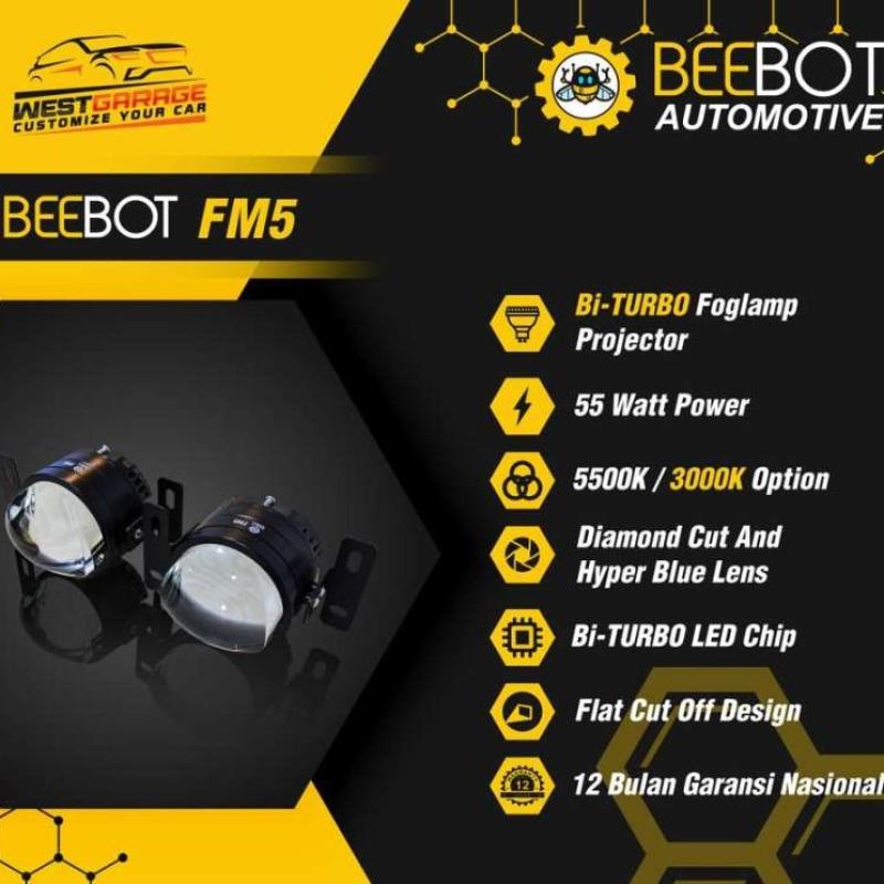 Jual Beebot FM5 - Foglamp 3 - Fog & Rain Breaker - 37w di Seller WEST ...