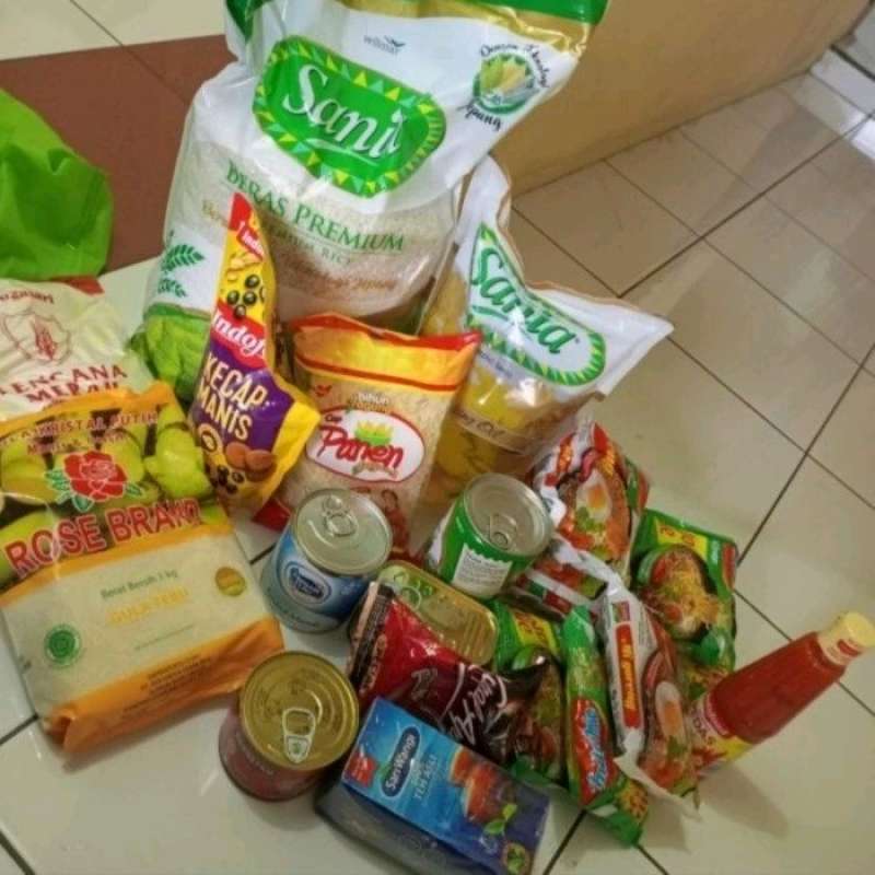 Promo Paket Sembako Lengkap Murah, Parcel Lebaran Komplit Sesuai ...