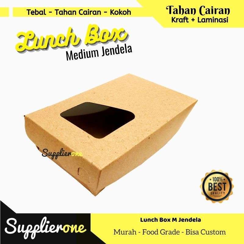 Promo Lunch Box Paper / Paper Lunch Box / Lunch Box Jendela / Lunch Box ...