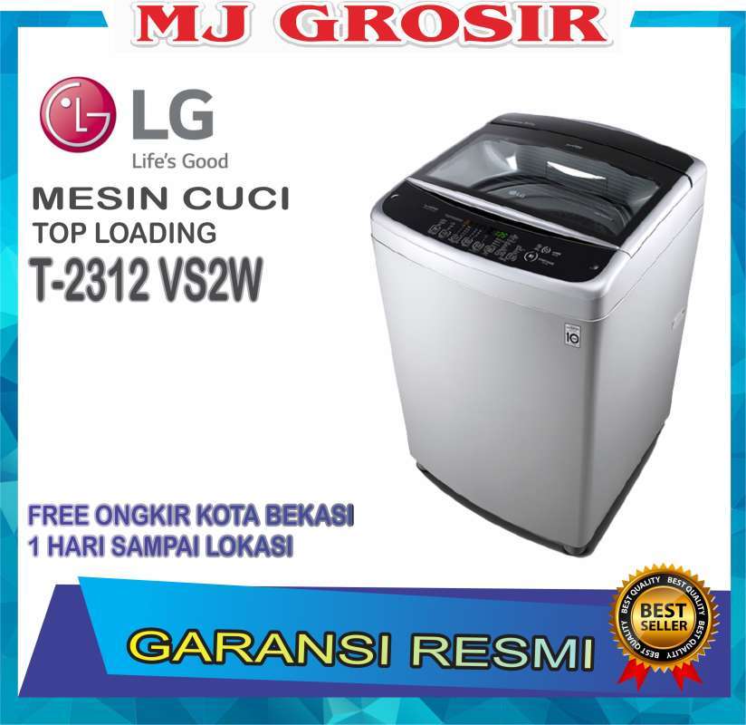 Jual MESIN CUCI LG T 2312 VS2W 12KG 1 TABUNG T2312VS2W 12 KG SMART ...