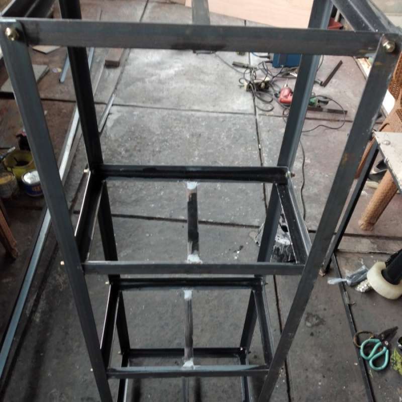 Promo rak custom besi siku bongkar pasang Diskon 17% di Seller Rumahku ...