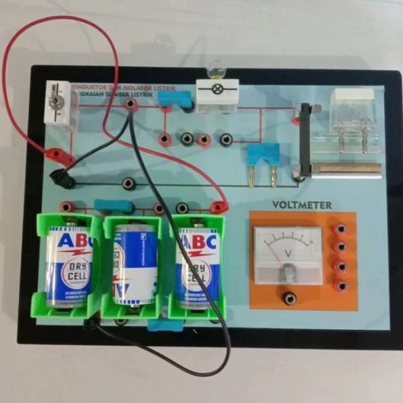 Promo kit listrik smp rangkaian sumber listrik konduktor dan isolatorr ...