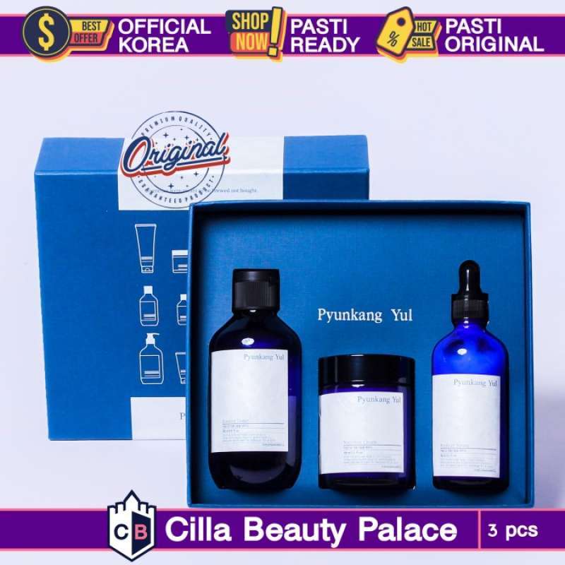 Jual Original Pyunkang Yul Limited Edition Moisture Skincare Set Full ...