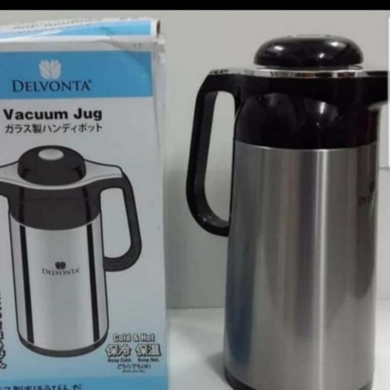 Promo TERMOS AIR PANAS DELVONTA VACUMM JUG 1 LITER STAINLESS STEEL - GTOS Diskon 50% di Seller ...