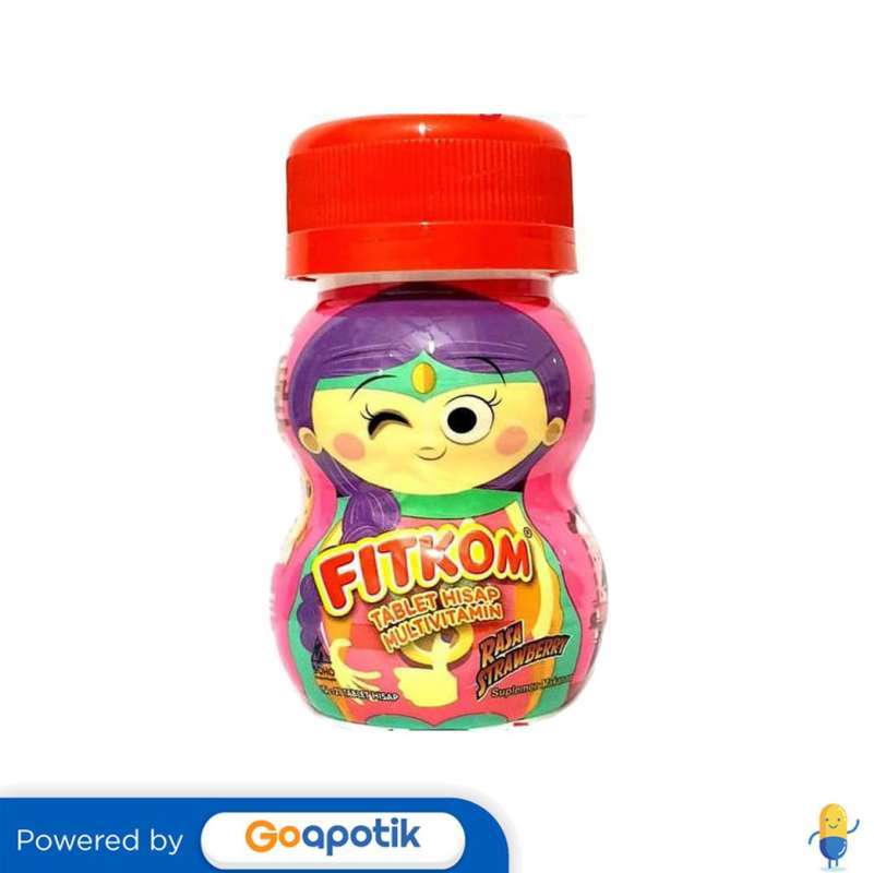 Jual Fitkom Rasa Strawberry Botol 21 Tablet Di Seller Apotek Syifa ...