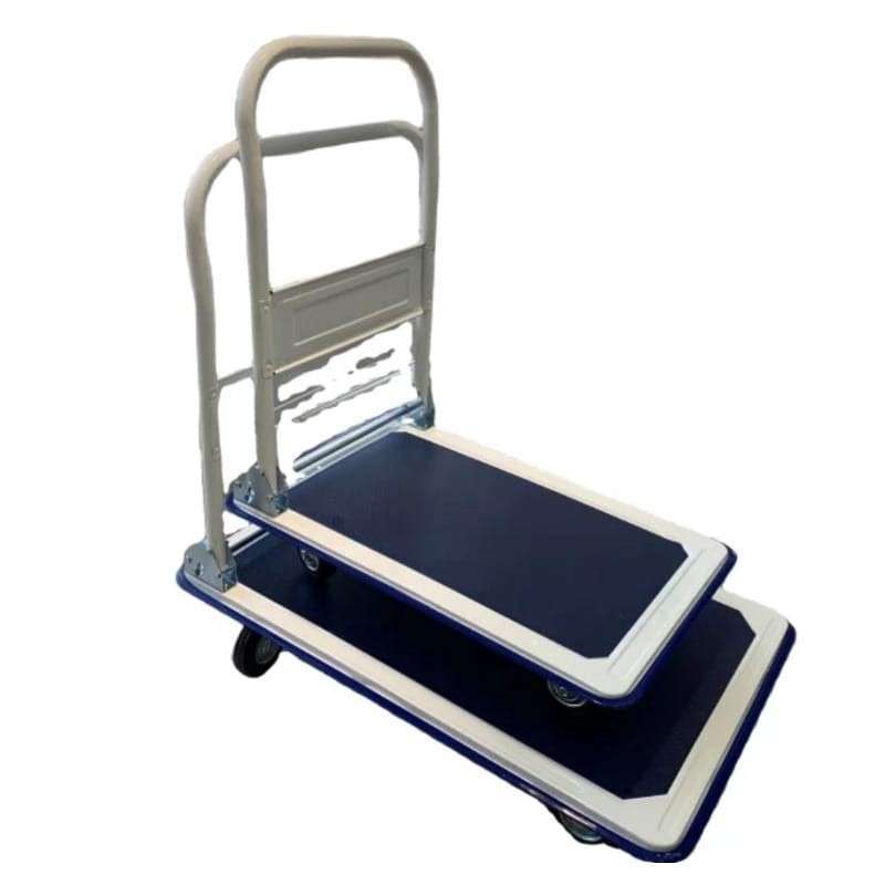 Jual gerobak besi hand truck trolley barang trolley lipat biru 150-300 ...