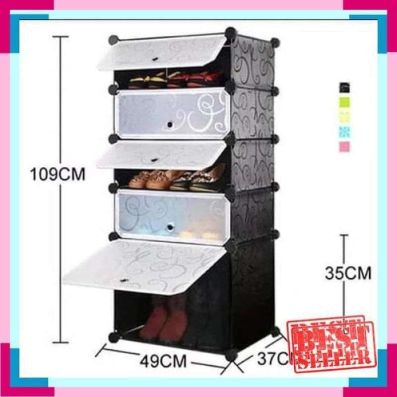 Promo RAK SEPATU PLASTIK TEMPAT SEPATU SANDAL SHOES RACK RAKITAN ...