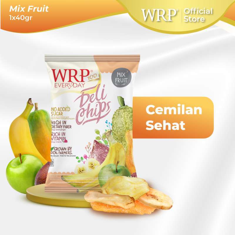 Promo Wrp Delichips Mix Fruit 40g - Keripik Buah Diskon 35% Di Seller ...