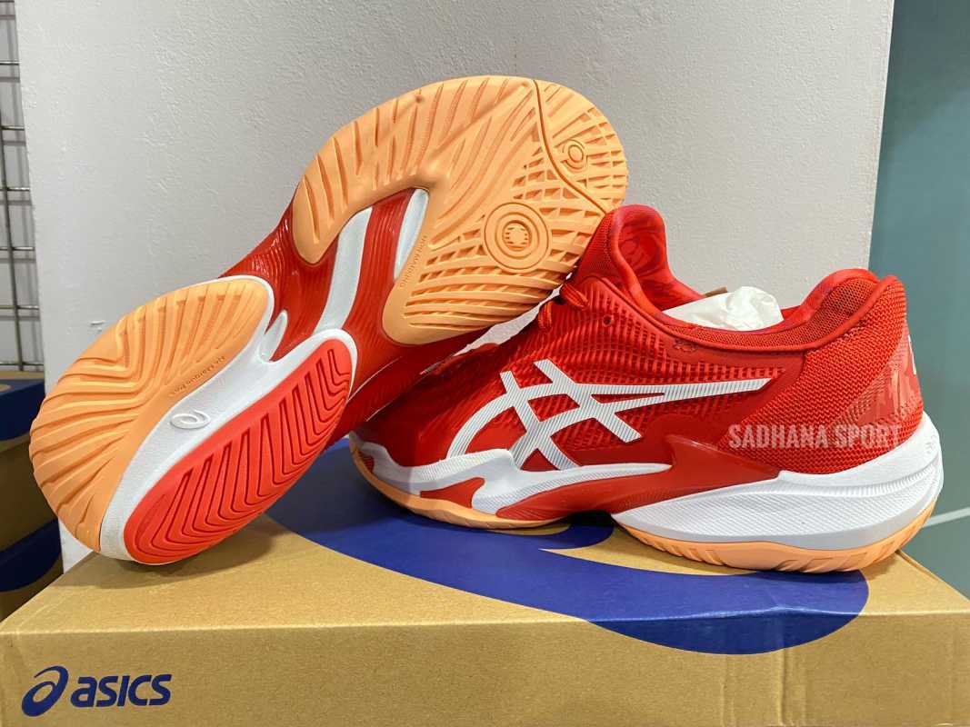 Jual Sepatu Tenis Asics Court Ff 3 Novak Men Fiery Red/white - 40.5 Di ...