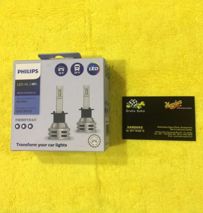Promo Philips LED Head Lamp H1 Ultinon Essential G2 Diskon 23% di ...