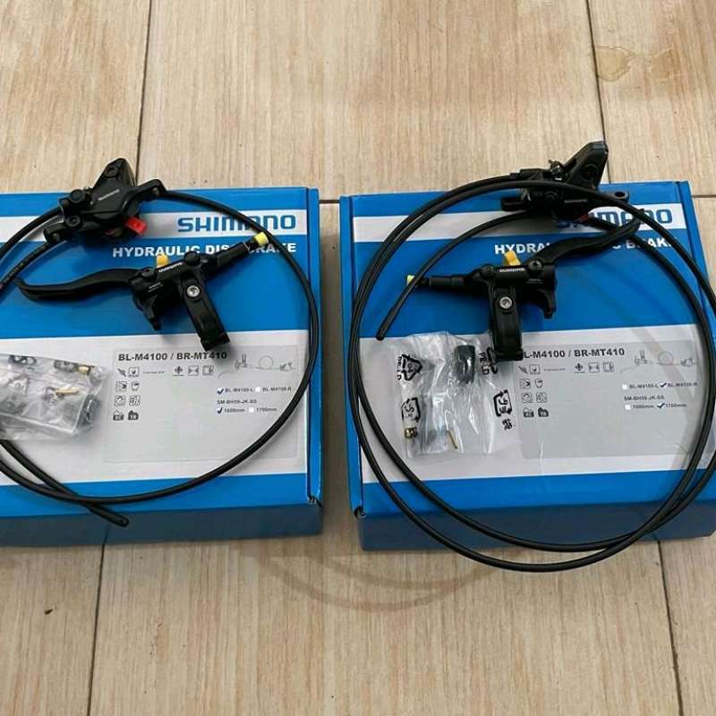 Jual Brake Set Hydraulic Shimano Deore M4100 Mt410 Inpack Box Di Seller ...