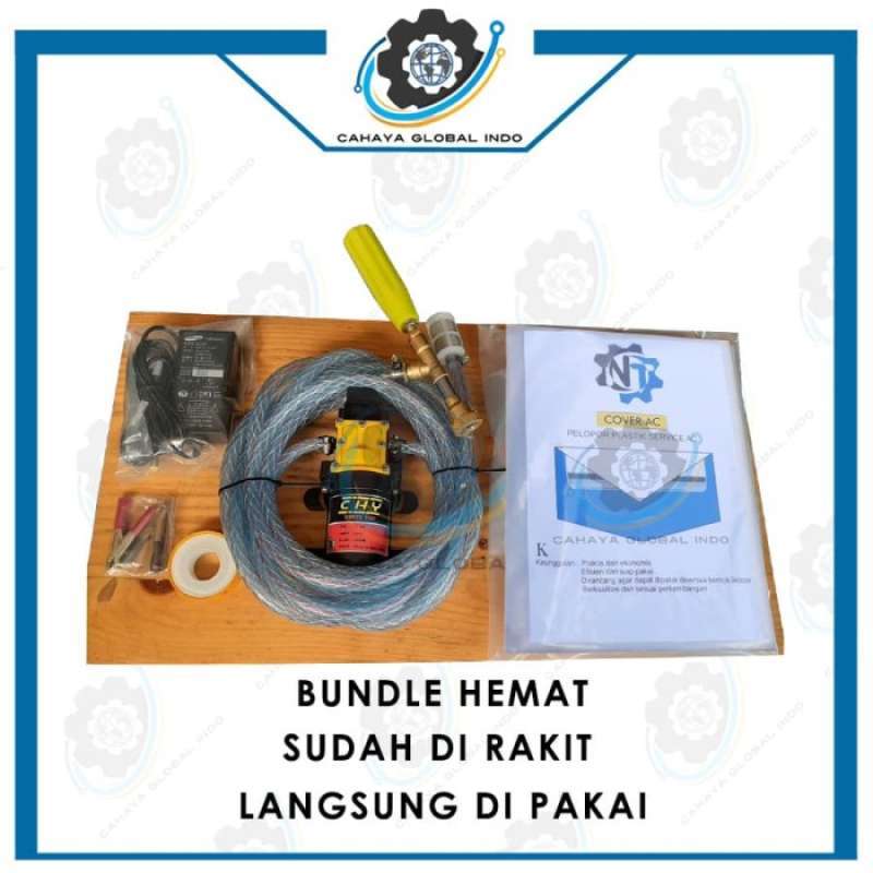 Jual RECOMMEND Pompa DC set alat steam motor cuci AC dengan plastik ...