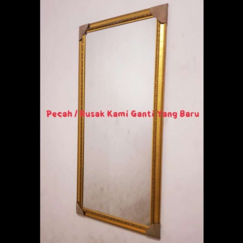Promo kaca cermin dinding 50 x 100 pull bingkai Diskon 23% di Seller ...