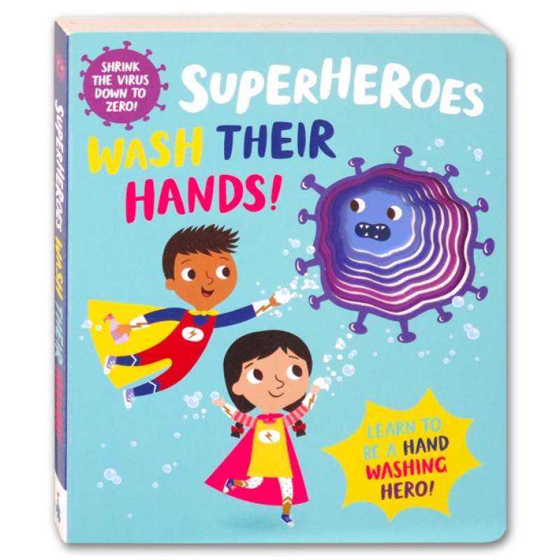 Promo Buku Cerita Anak Belajar Mencuci Tangan Super Heroes Wash Their ...